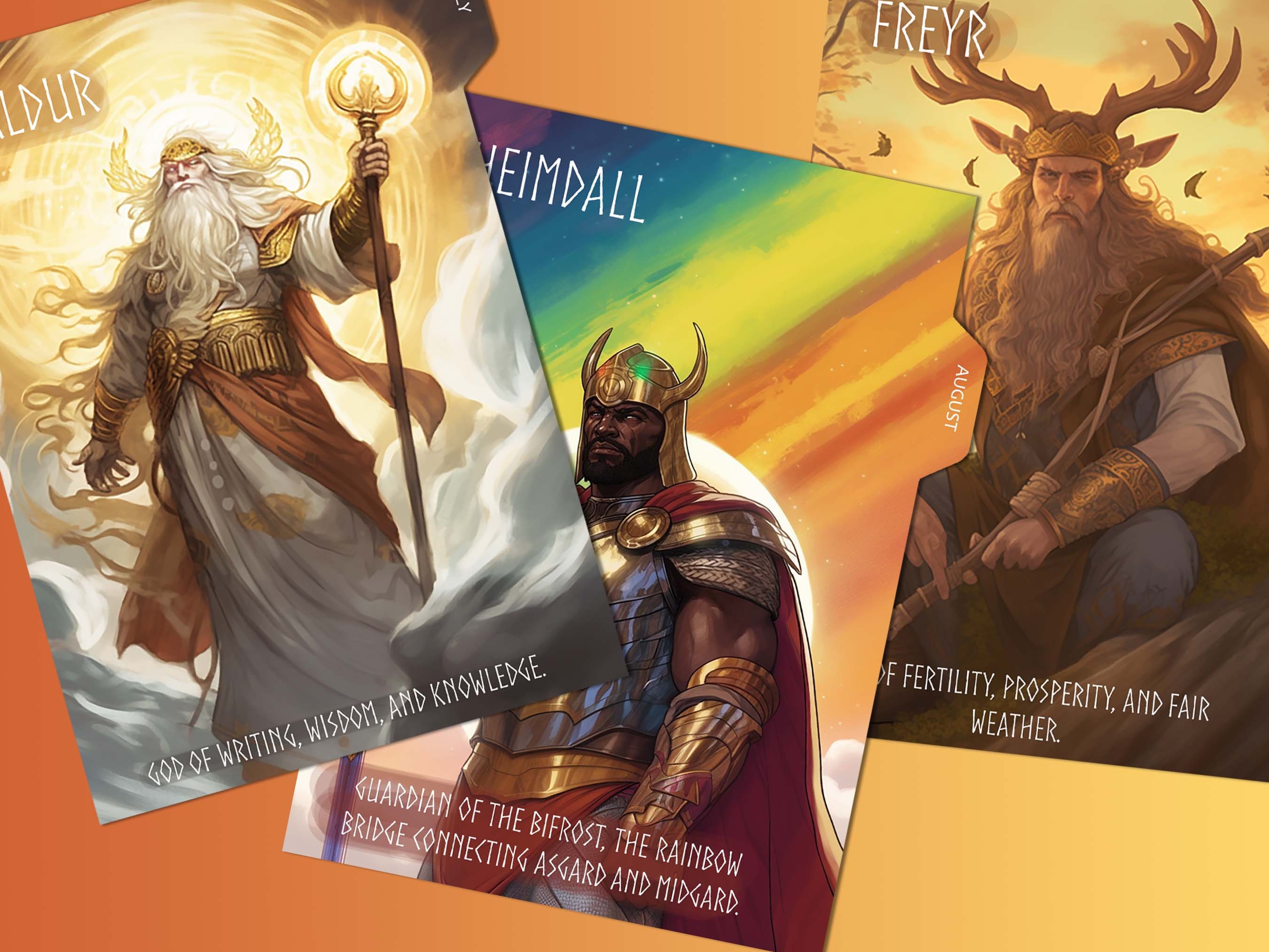 Printable Planner Dividers - Norse Gods and Goddesses Collection (A5 ...