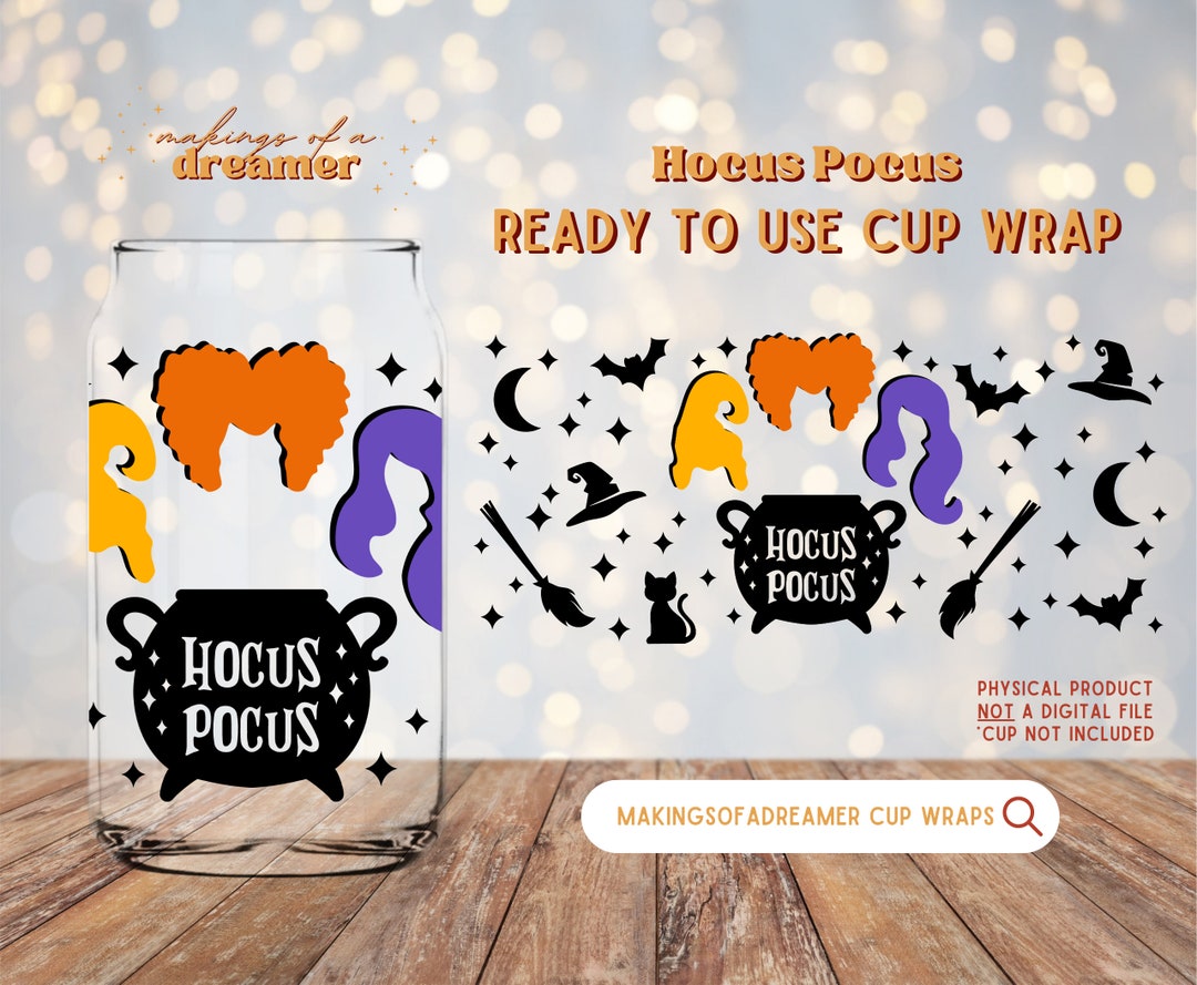 Hocus Pocus DTF Cup Wrap - Etsy