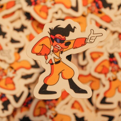 Powerline Sticker Goofy Movie Sticker Disney Sticker | Etsy