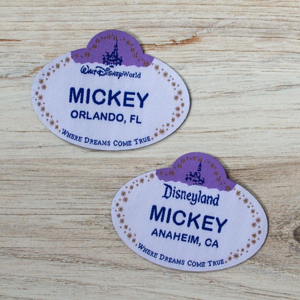 Cast Member Name Tag - Etsy