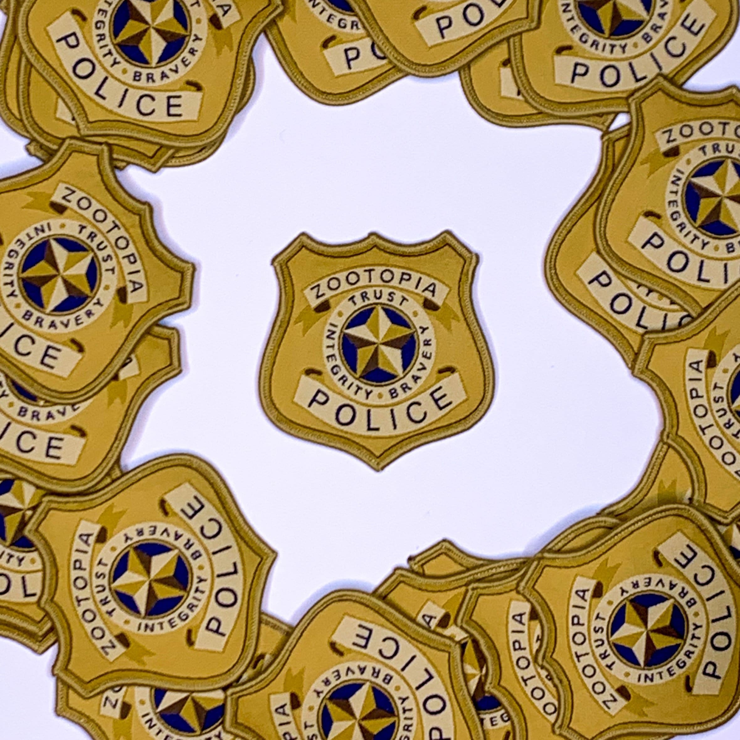 Zootopia Police Badge Inspired Iron on Patch | Etsy