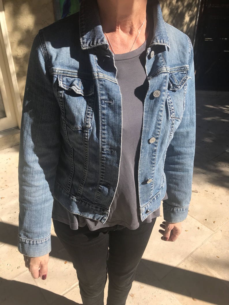 Handmade Virgin of Guadalupe Denim Jacket - Etsy