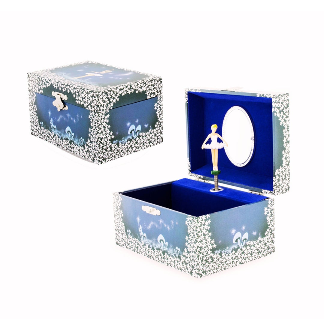 Personalised Ballet Music Jewellery Box Swan Lake Personalised Swan ...