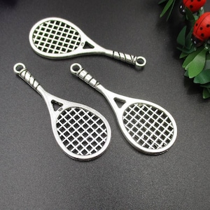 10pcs 48x20mm Silver Tennis Racket Charms-p1900-b - Etsy