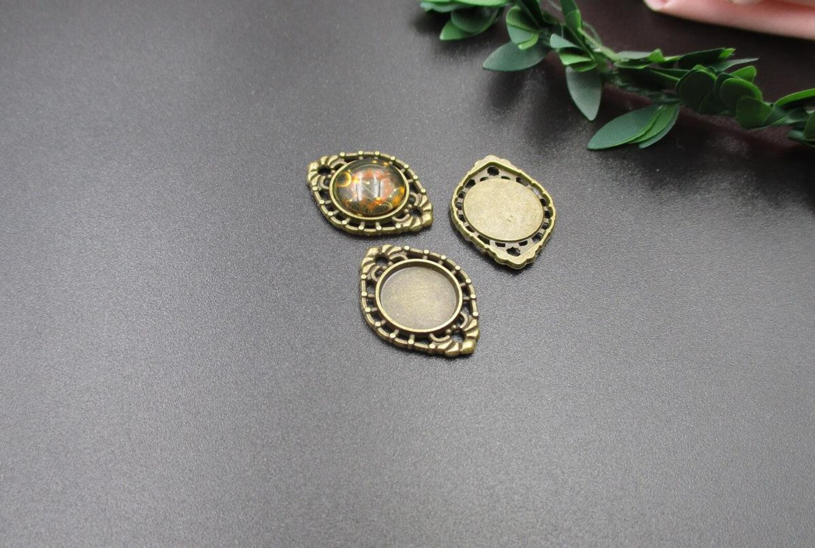 10pcs 10mm Round Cabochon Base Setting BezelsBronze Bezel | Etsy