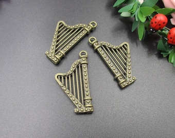 Harp Charms - Etsy