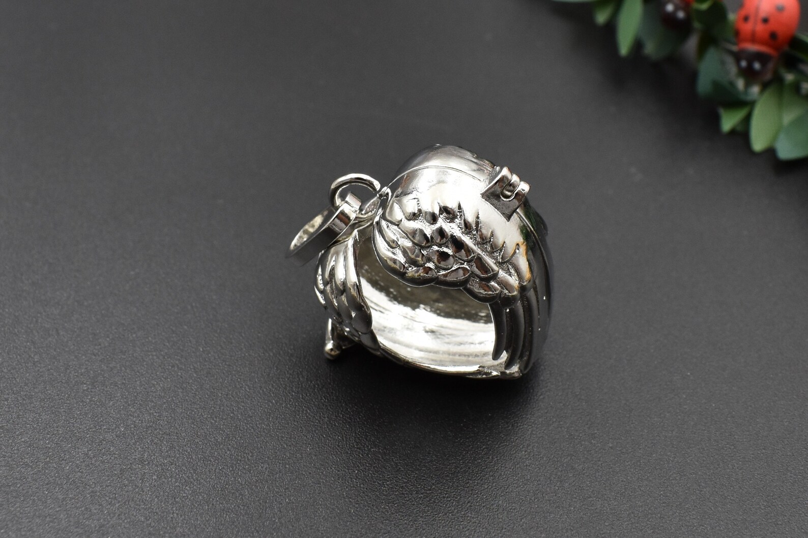 1pcs 14×25×30mm Wing Cage Pendant,cage Charm for 18mm Flat Beads,2 ...