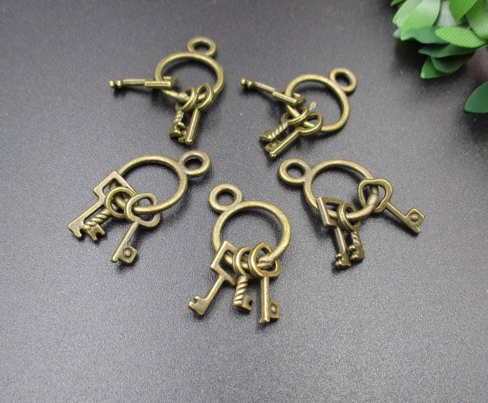 5PCS25x12mmBronze Bunch of key Charms-p1682-A | Etsy
