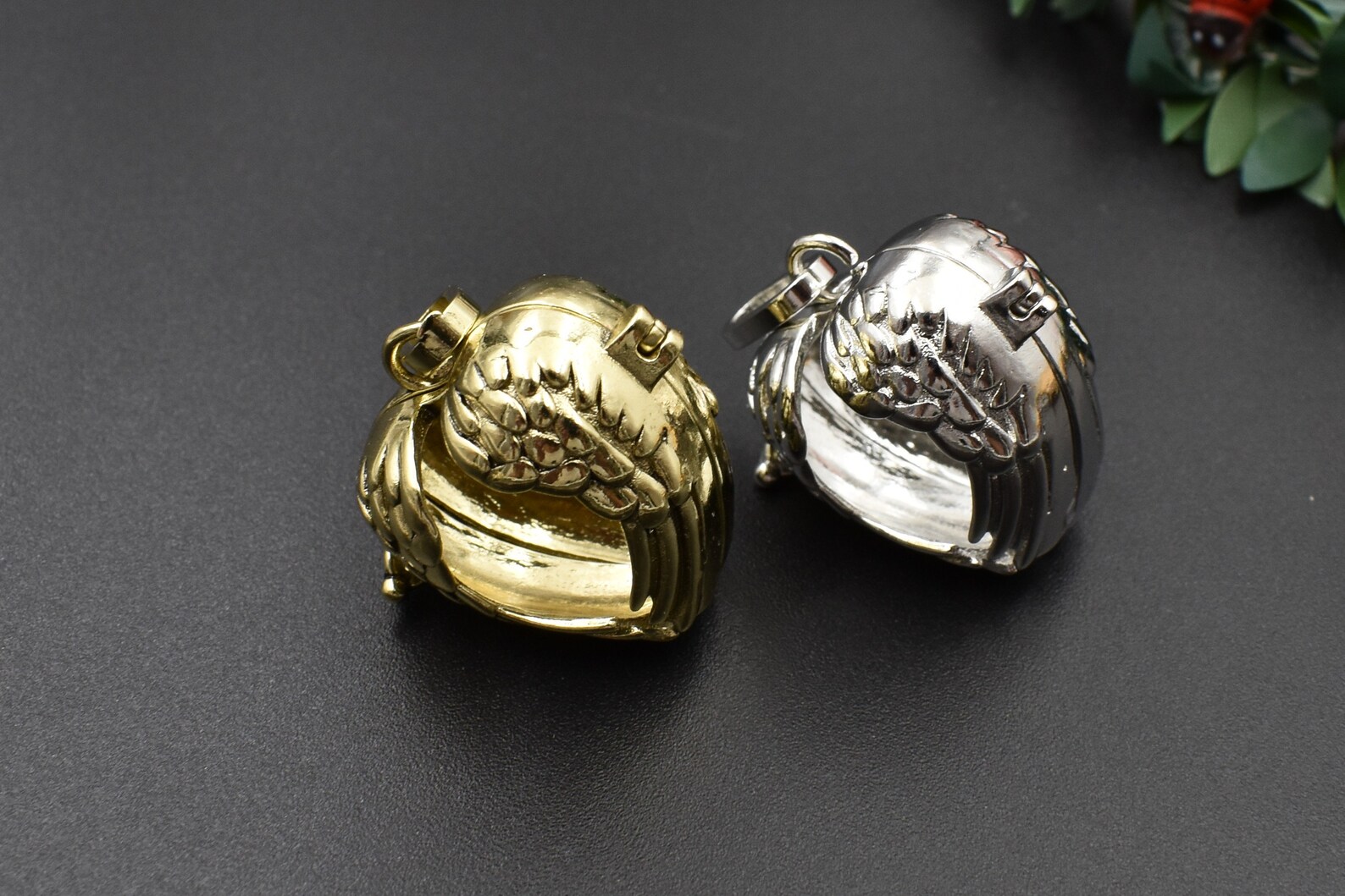 1pcs 142530mm Wing Cage Pendant,cage Charm for 18mm Flat Beads,2 Colors ...