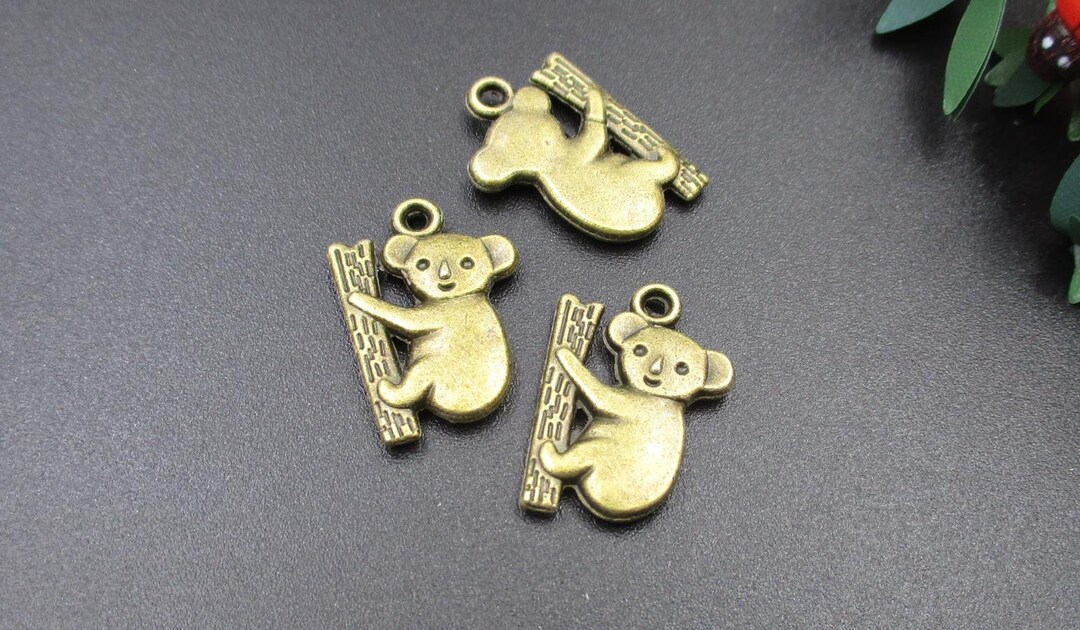 10pcs 20x14mm Bronze Koala Bear Charms-p1892-a - Etsy