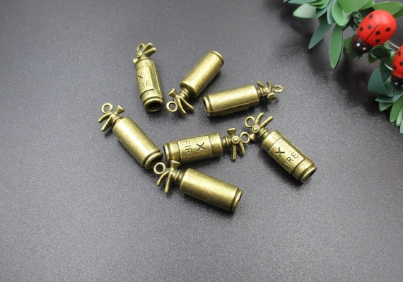 10PCS 22x8mm Bronze Fire Extinguisher Charms 3d-p1765-a | Etsy