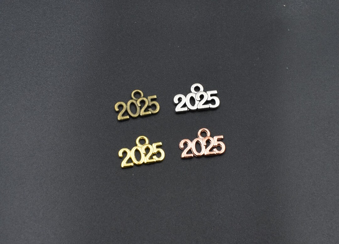 20pcs 10x13mm Year 2025 Charms 4 Colors Available-p2619 - Etsy