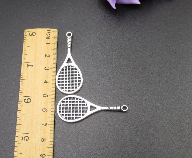 10pcs 48x20mm Silver Tennis Racket Charms-p1900-b - Etsy