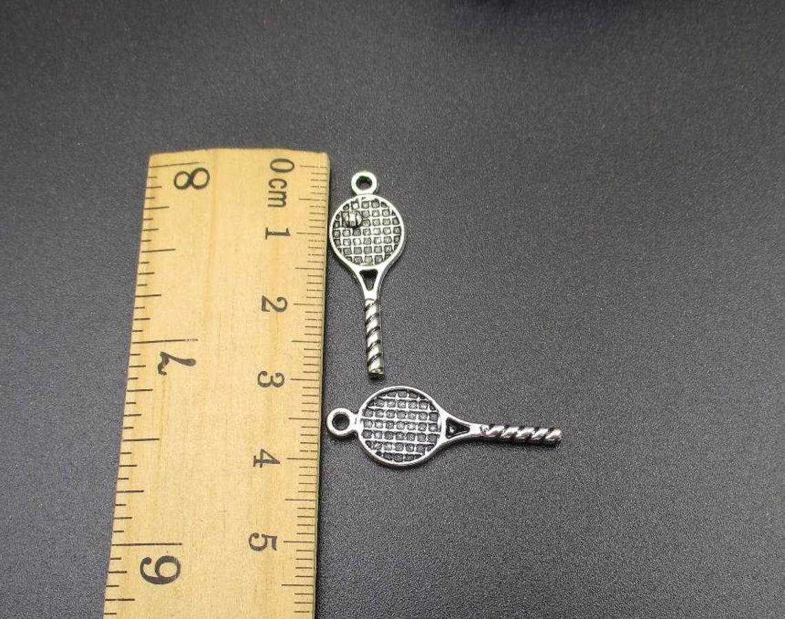 10pcs 29x10mm Silver Tennis Racket Charms-p1836-b - Etsy