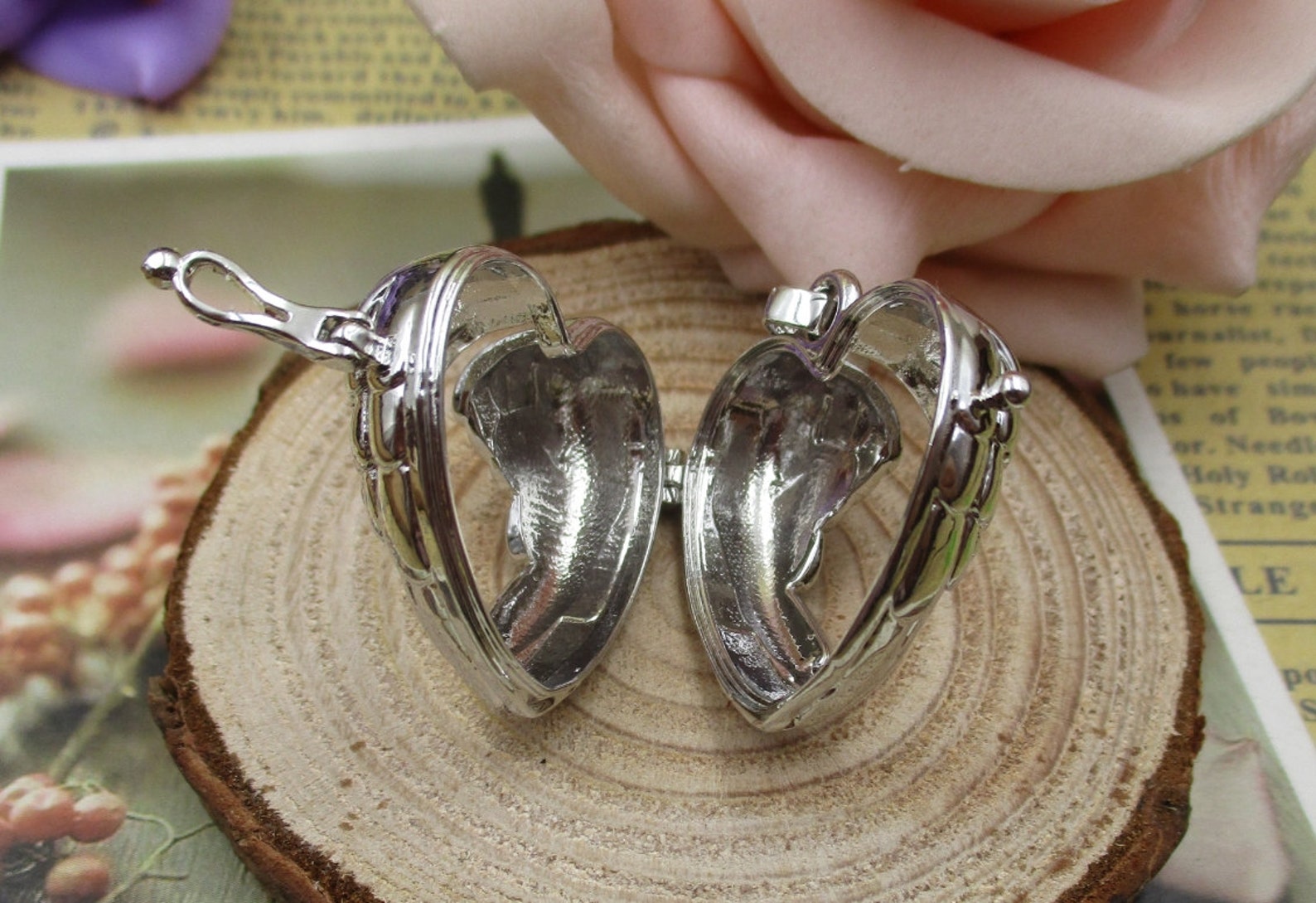 1pcs 142530mm Wing Cage Pendant,cage Charm for 18mm Flat Beads,2 Colors ...