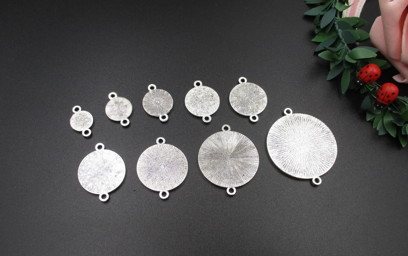 10pcs Round Cameo Cabochon Base Settinground Blank Findings - Etsy