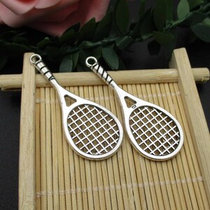 10pcs 48x20mm Silver Tennis Racket Charms-p1900-b - Etsy