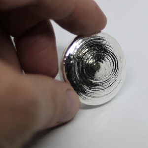 Hand Poured Silver Round Bar Two Ounce Blanks of .999 Pure Silver ...