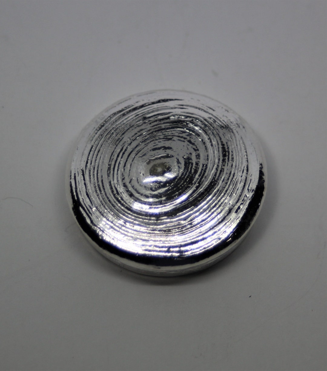 Hand Poured Silver Round Bar Two Ounce Blanks of .999 Pure Silver ...