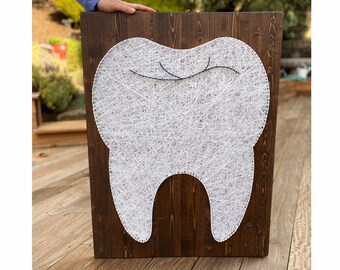 Tooth String Art - Etsy