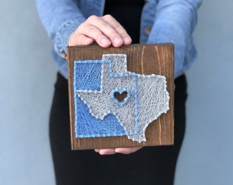 Texas String Art | Etsy