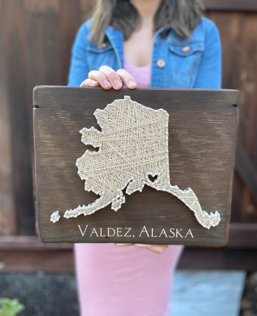 Valdez Alaska State Silhouette// Home // CUSTOMIZABLE// Personalize You ...