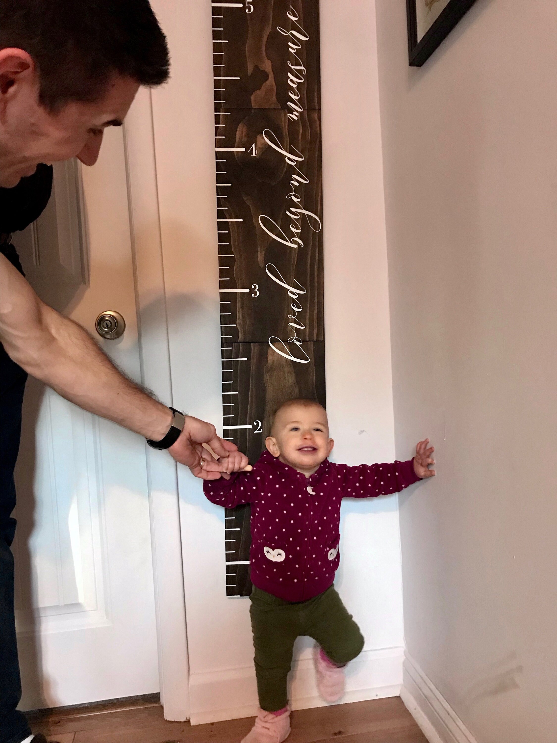 Giant 6ft. Growth Chart Ruler// Loved Beyond Measure - Etsy