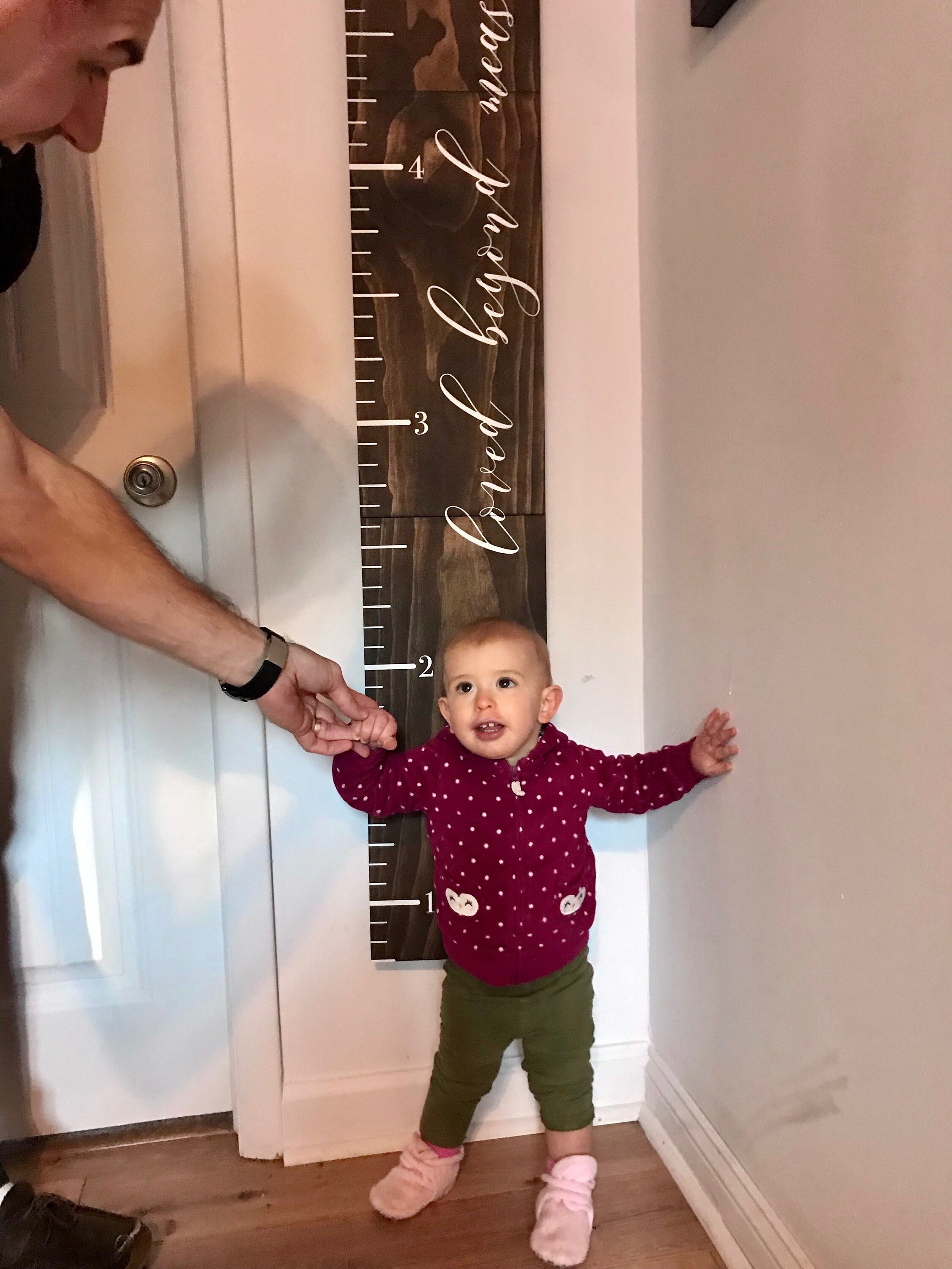 Giant 6ft. Growth Chart Ruler// Loved Beyond Measure - Etsy