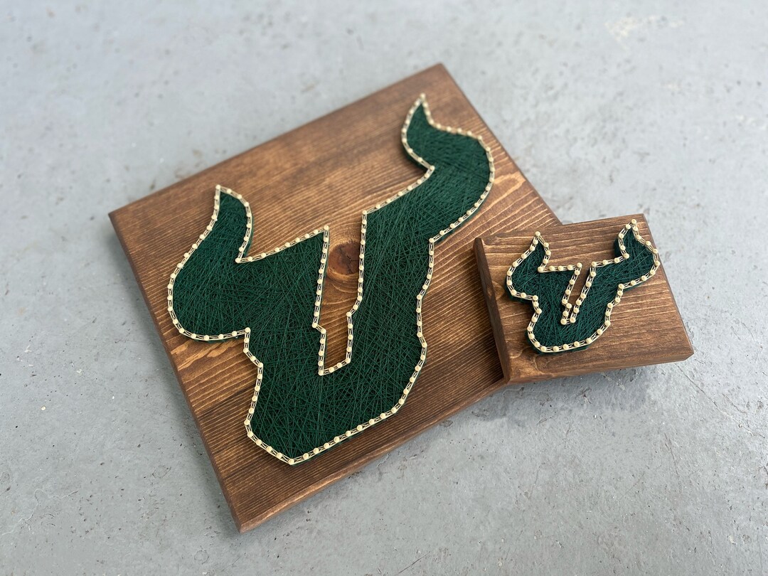 USF Bulls Logo Sign Set// Mini and Original// College Football Logo ...