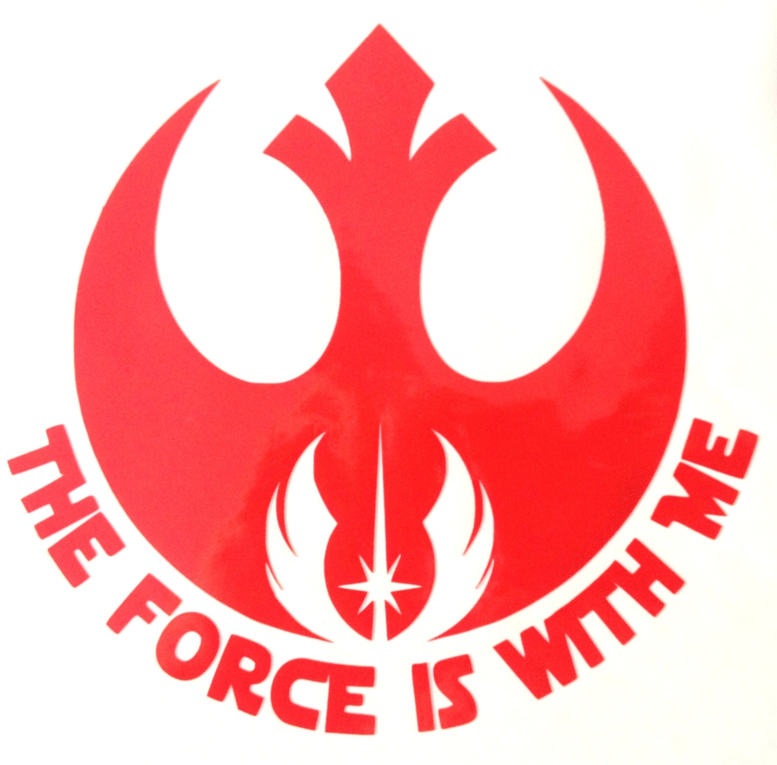 The Force is With Me Jedi Sticker - Etsy
