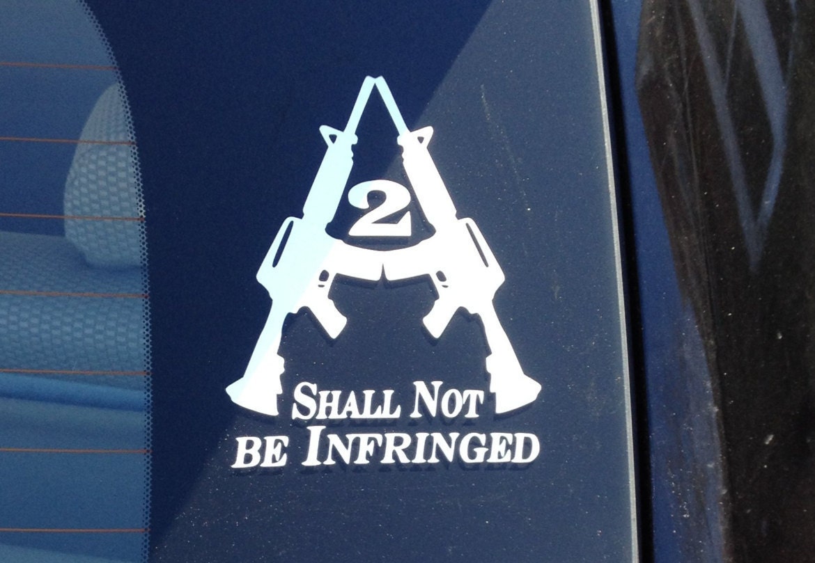 2nd Amendment Window Sticker - Etsy