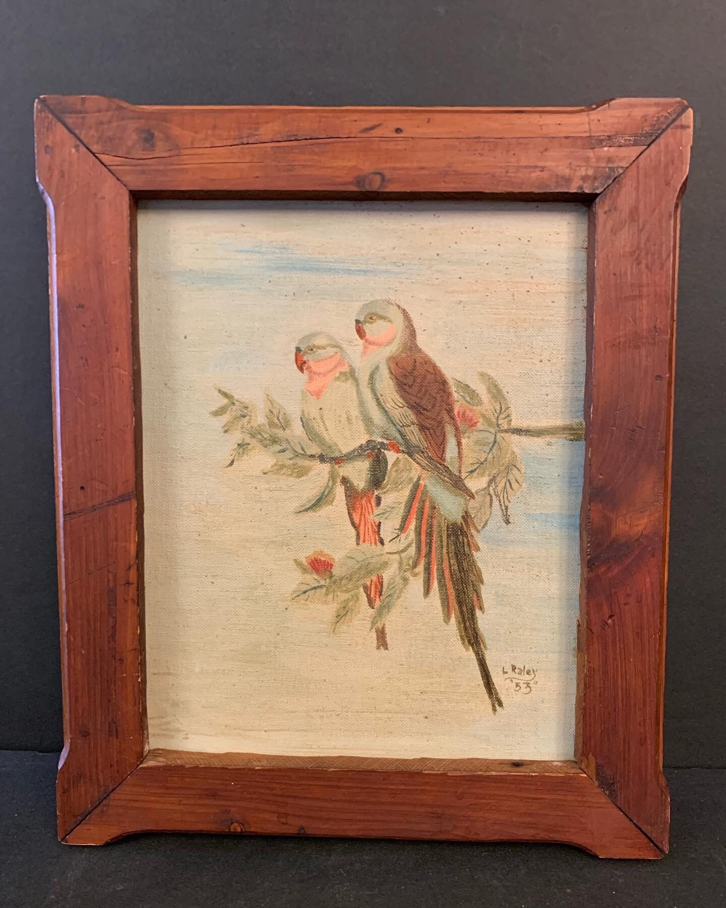 Vintage Framed Paintings Signed Birds Wall Art - Etsy Australia