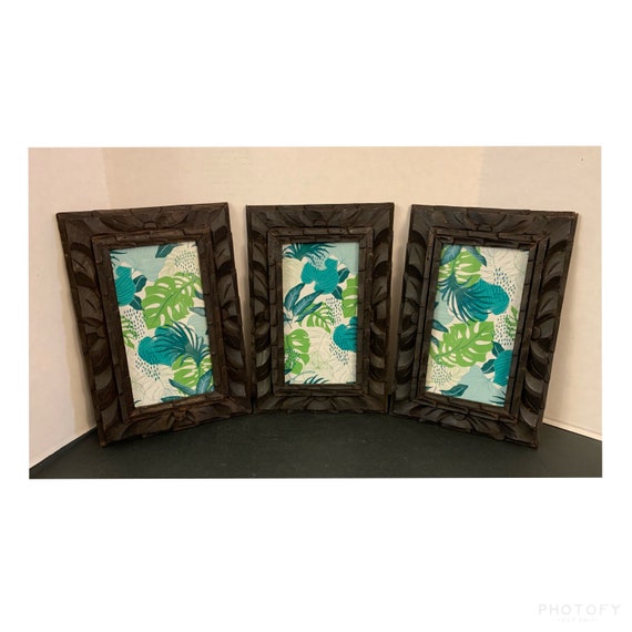 Mexican Carved Wood Picture Frames