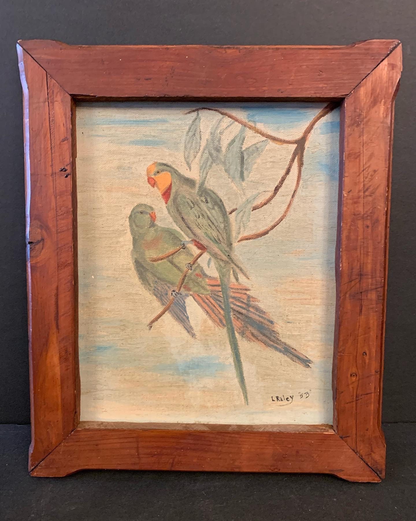 Vintage Framed Paintings Signed Birds Wall Art - Etsy Australia