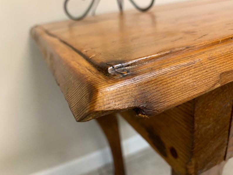 Rustic Cypress Wood Table Carved Human Legs Primitive - Etsy