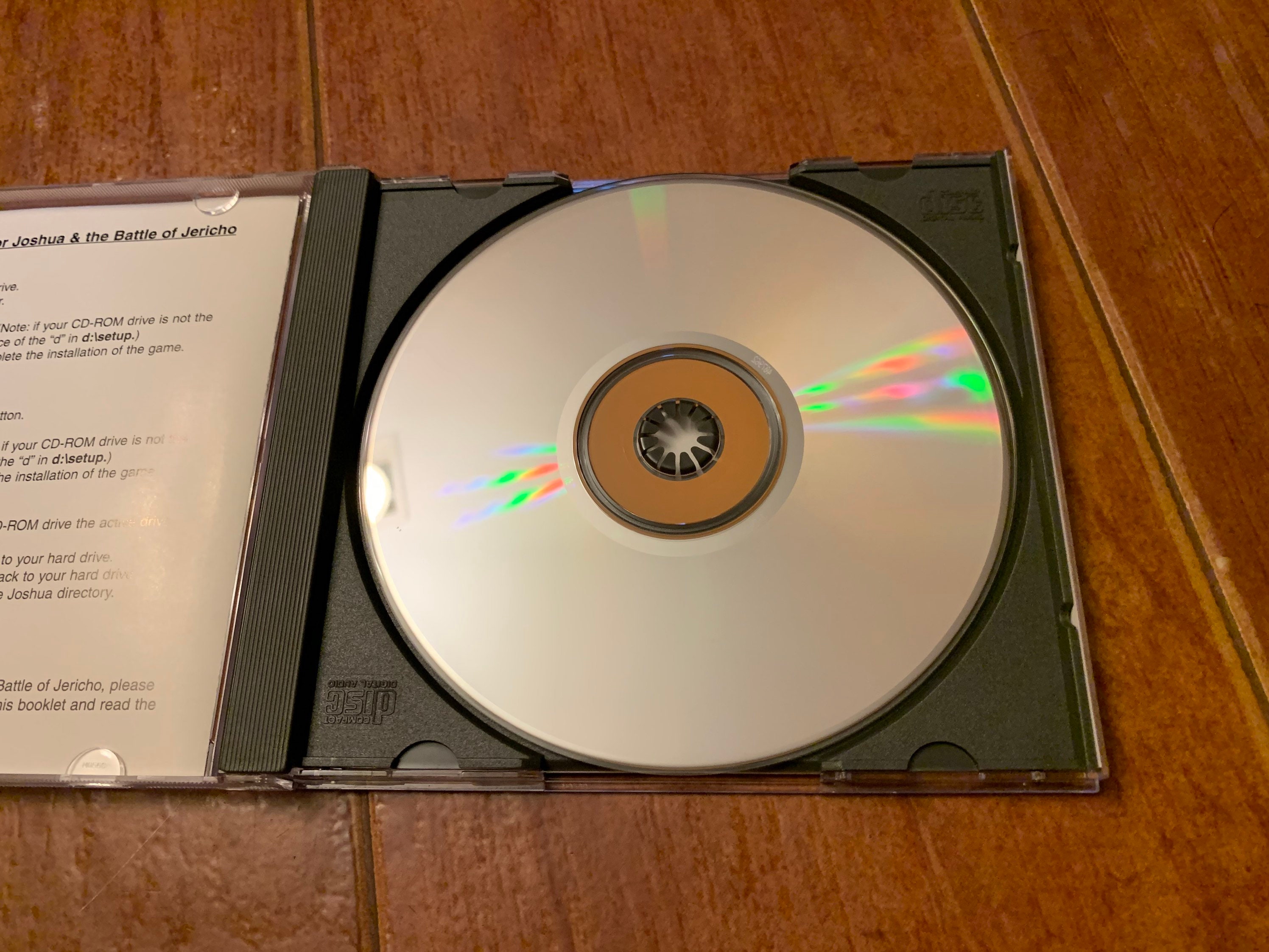 RARE Joshua Battle of Jericho Video Game Cd/rom 1993 Wisdom Tree Dos ...