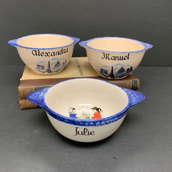 Blue Quimper Bowls - Etsy