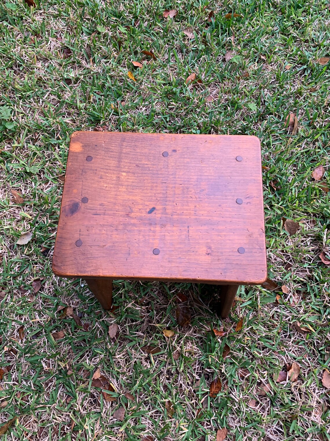 Primitive Wood Bench Stool Rustic Boho Farmhouse Antique | Etsy