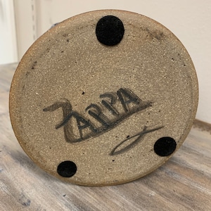 Ceramic Art Studio Pottery Pitcher Vase Blue Zappa Clay Handcrafted - Etsy