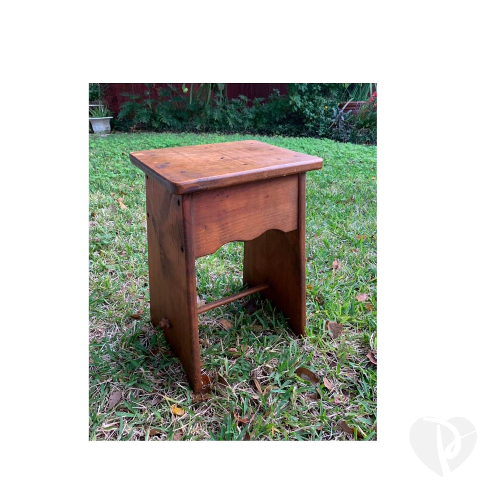 Primitive Wood Bench Stool Rustic Boho Farmhouse Antique - Etsy