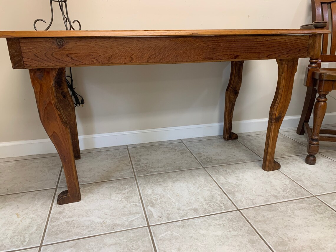 Rustic Cypress Wood Table Carved Human Legs Primitive - Etsy