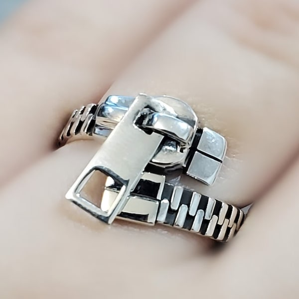 Zipper Ring - Etsy