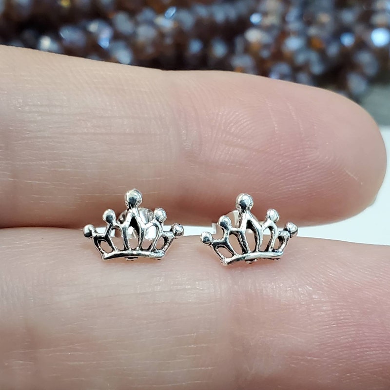 Crown Earrings - Etsy