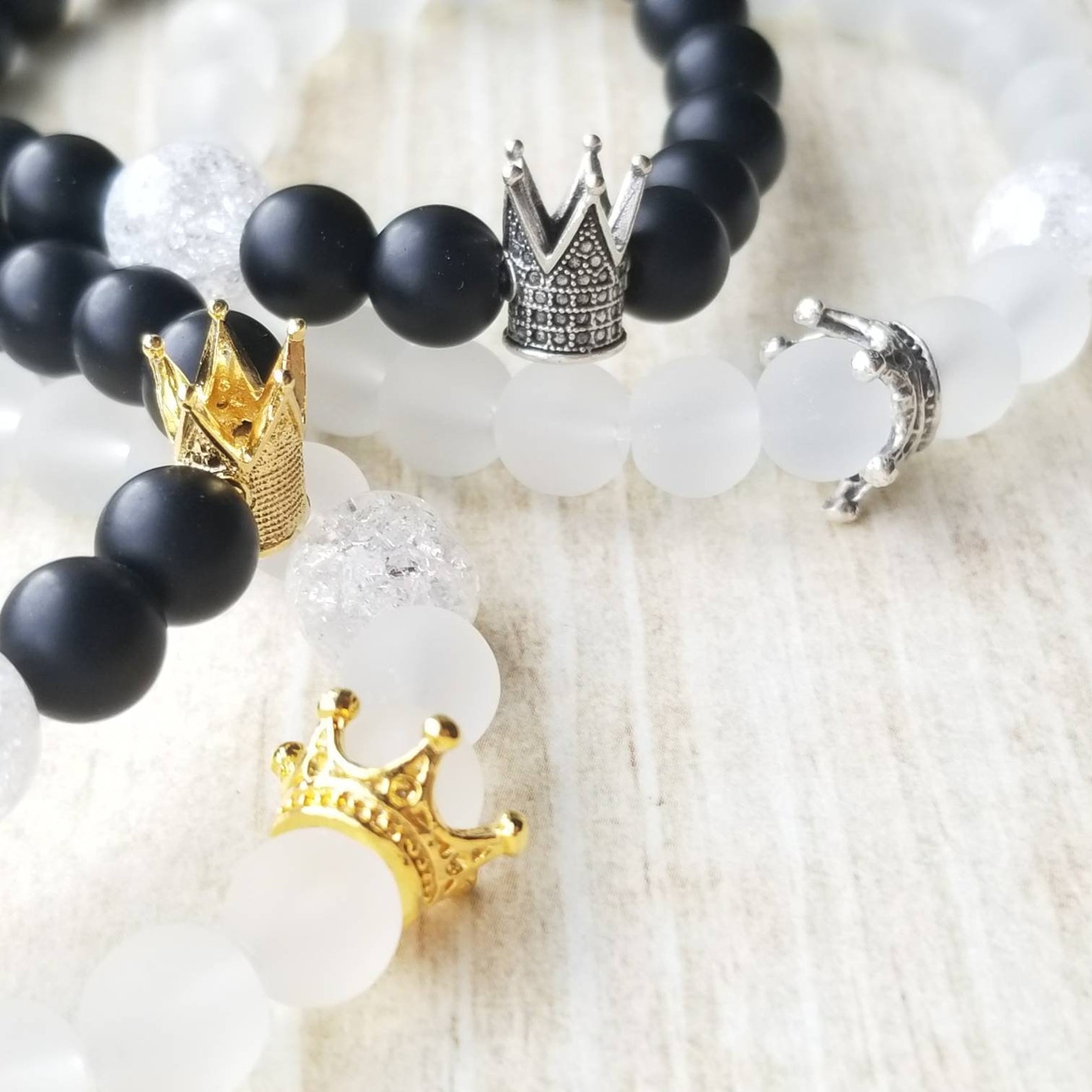 Silver Couples Bracelet Relationship Bracelets Couples Jewelry - Etsy