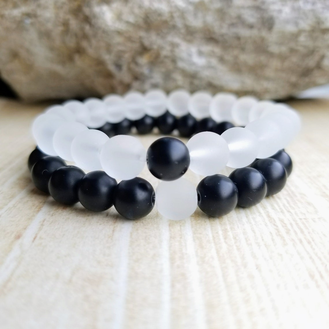 Couples Bracelet Set of 2 Relationship Bracelets Couples - Etsy