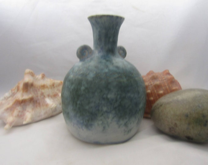 Studio Pottery Vase Conwy Pottery Celtic Heritage Mottled Green Vase ...