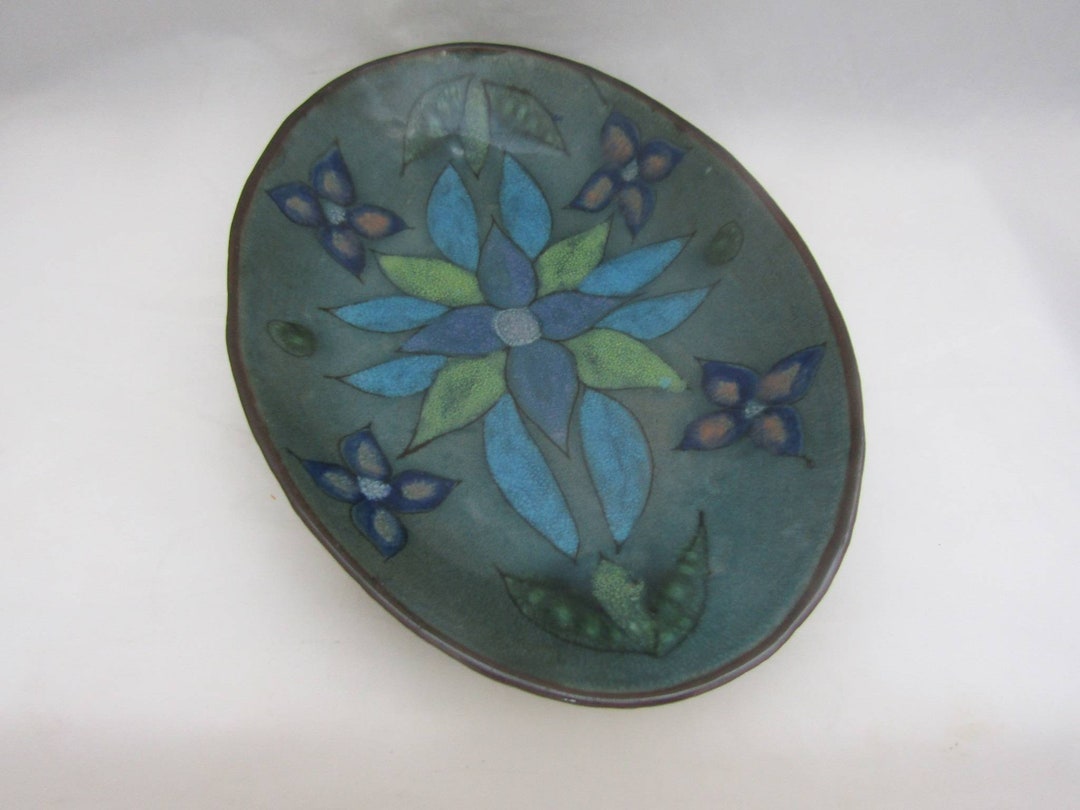 Studio Pottery Dish by Guernsey Pottery. Hand Formed Dish With Hand ...
