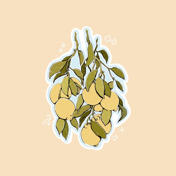 Lemon Bunch Svg - Etsy