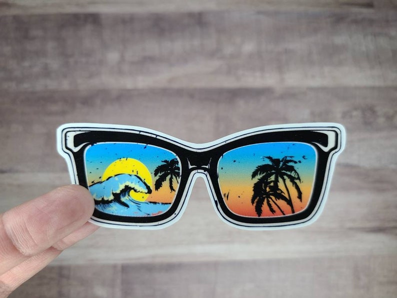 Shade of Summer Sticker Decal Laptop Sticker Vinyl Decal | Etsy