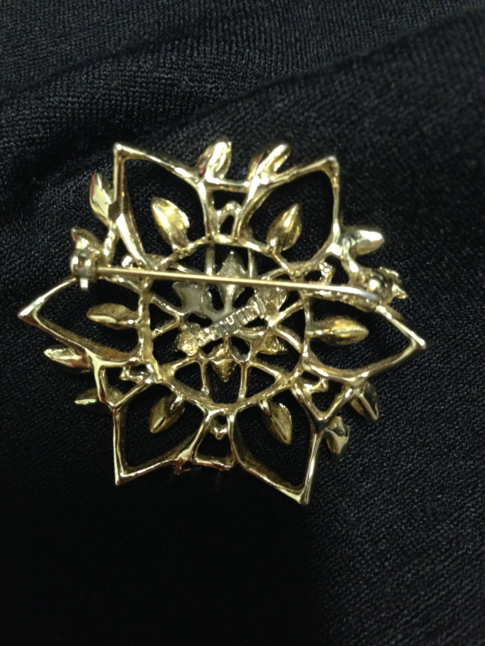 Antique Gold Brooch Vintage Gold Pin Costume Jewelry - Etsy